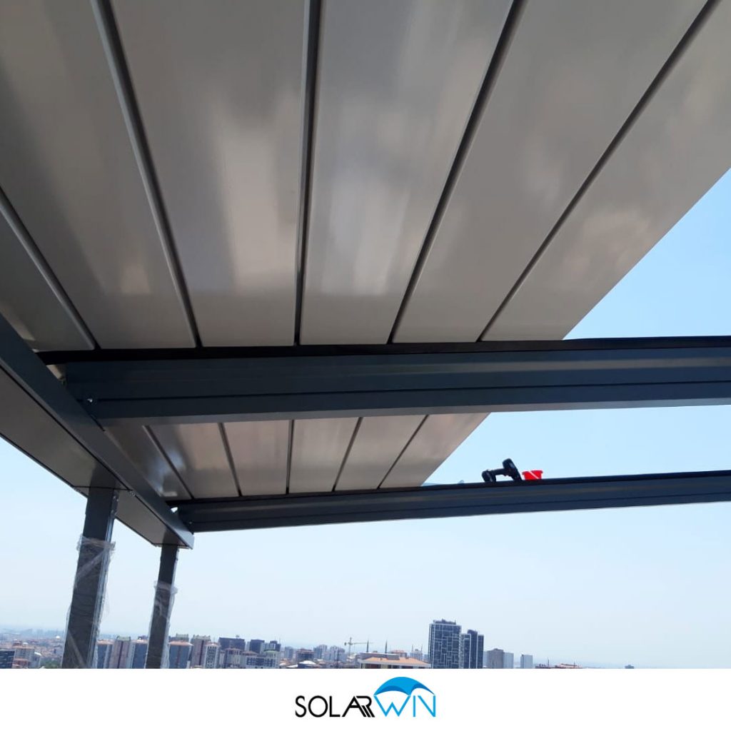 Aluminum Panel Roof (Rolling Roof - Bioclimatic) Model